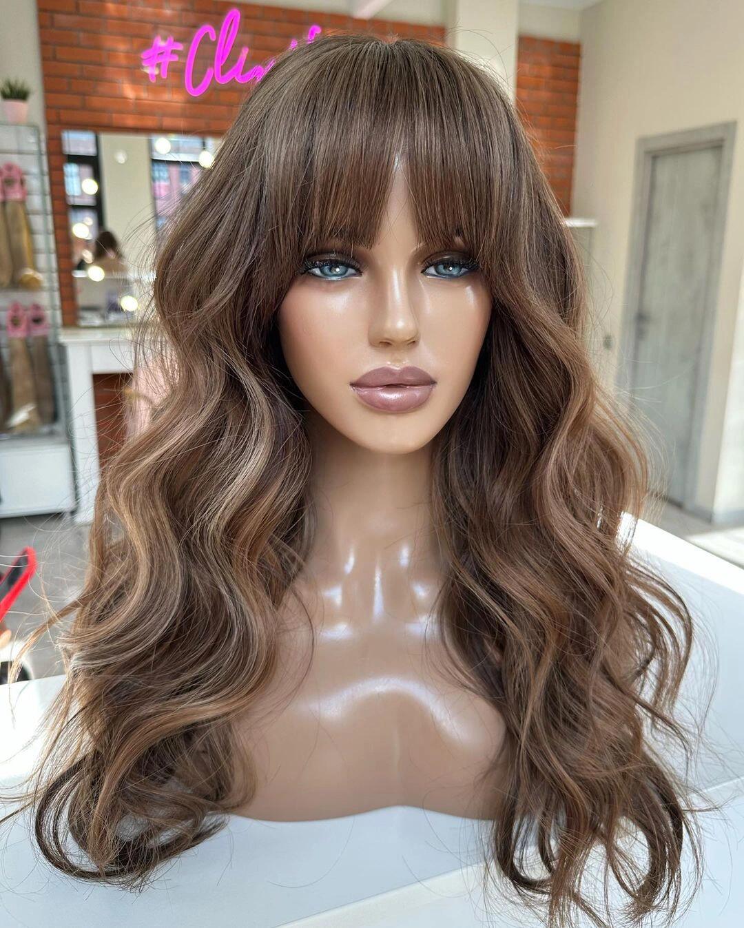 Virgin Human Hair French Lace With Anti-Slip Silicone Medical Wigs ...