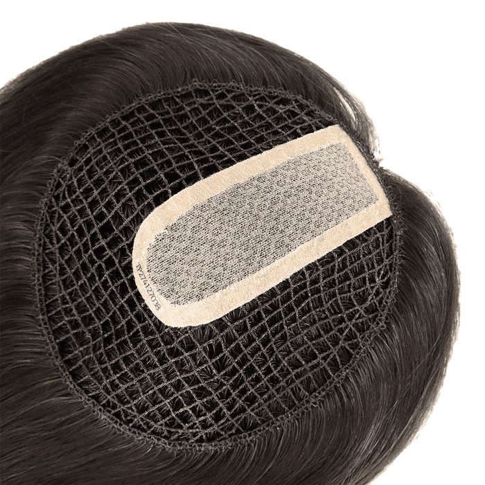 14-18inch 4# Medium Brown Color Fish Net Silk Base Virgin Human Hair T ...